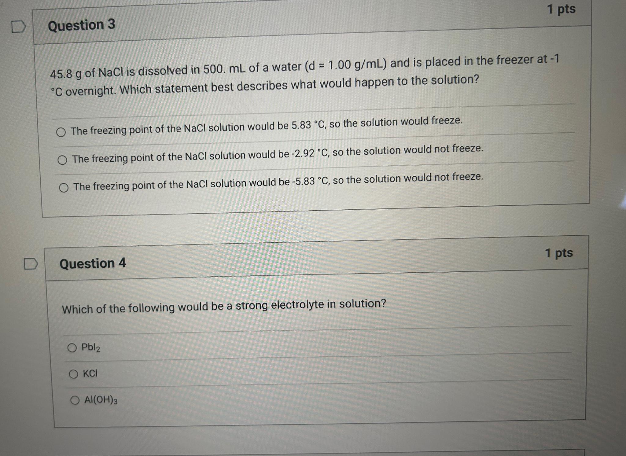 Solved Question 3 ﻿and 4 | Chegg.com