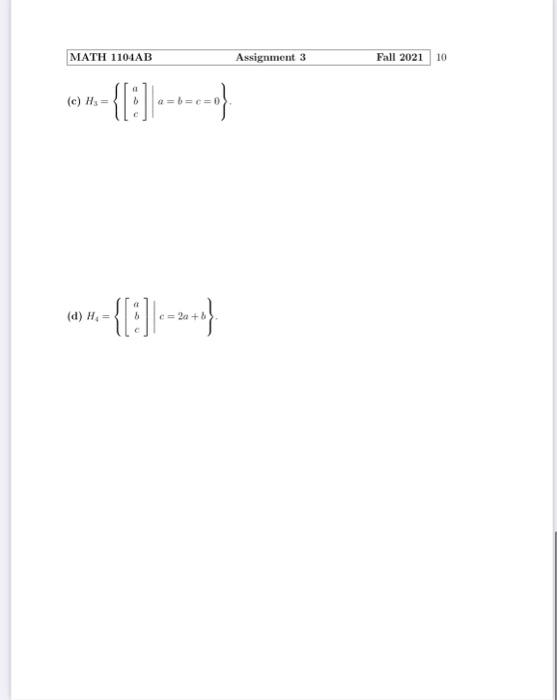 Solved MATH 1101AB Assignment 3 Fall 2021 9 [8] 5. Determine | Chegg.com