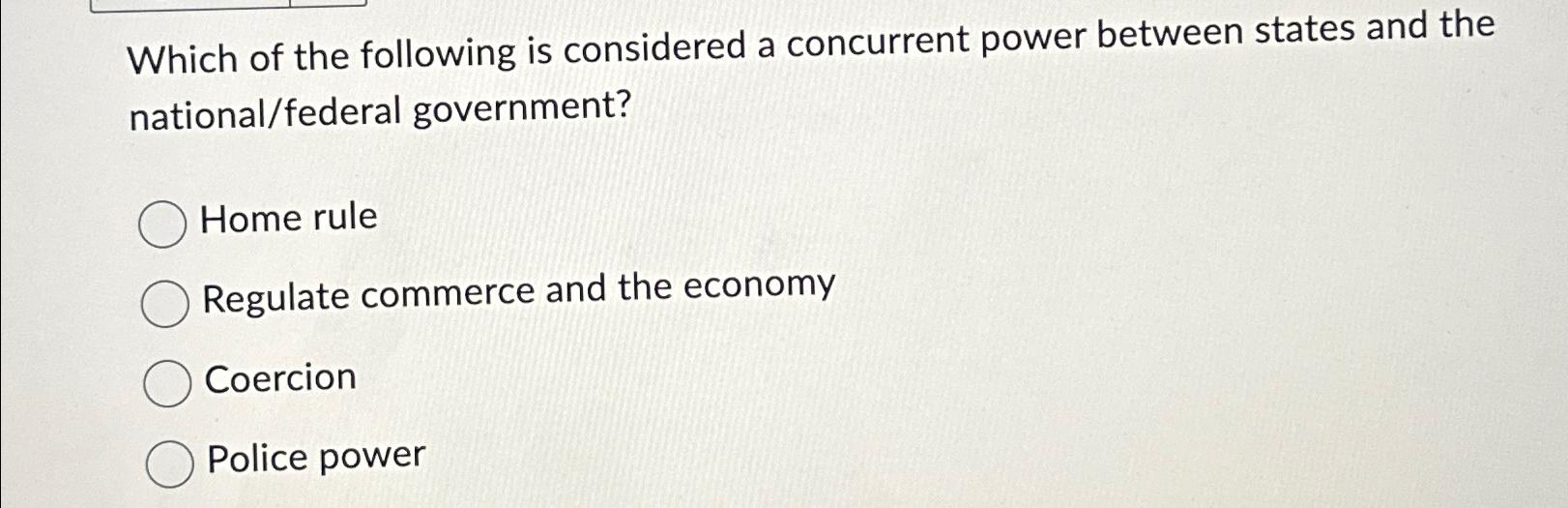Solved Which of the following is considered a concurrent | Chegg.com