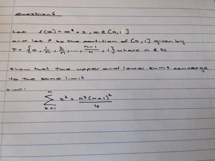 Solved p={0,n1,n2,…,nn−1,1}-here n∈N Int: ∑k=1nk3=4n2(n+1)2 | Chegg.com