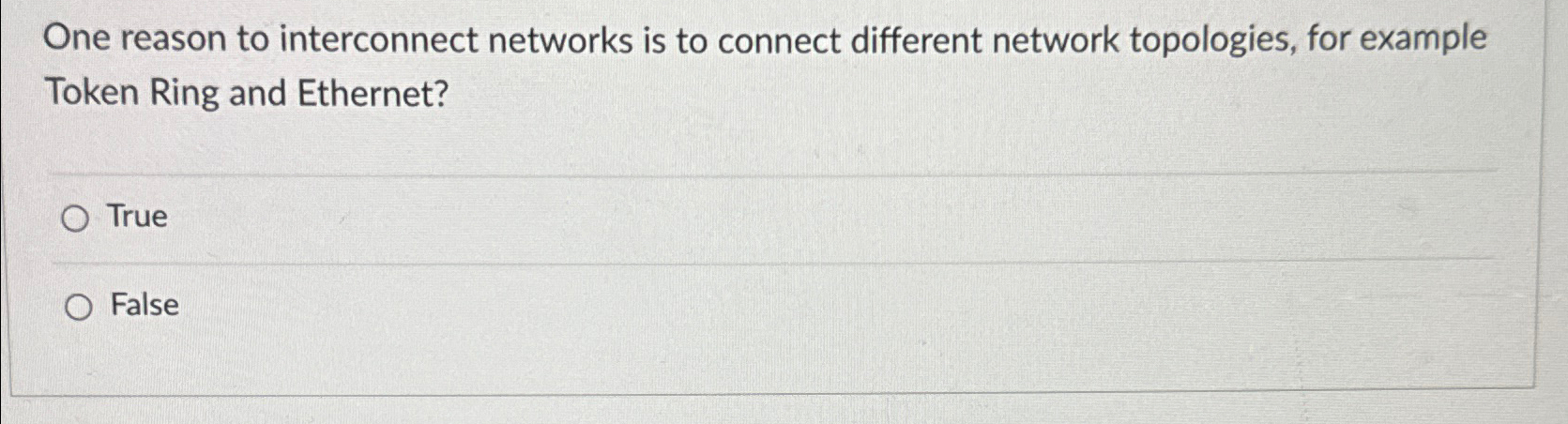 Solved One reason to interconnect networks is to connect | Chegg.com