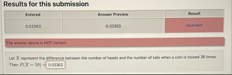 Solved Results for this submission\table[[Entered,Answer | Chegg.com