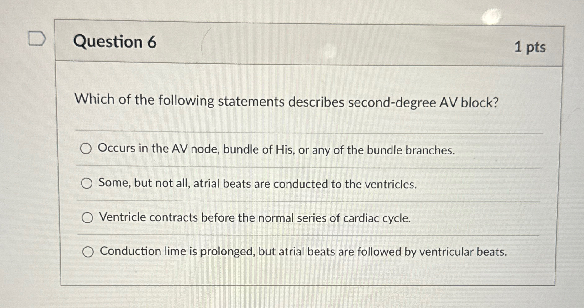 Solved Question 61 ﻿ptsWhich of the following statements | Chegg.com