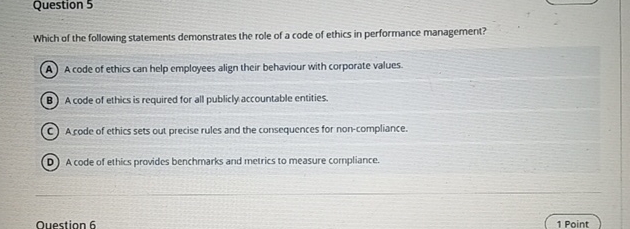 Solved Question 5Which of the following statements | Chegg.com