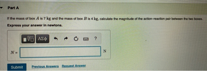 Solved A person pushes two boxes with a horizontal force F | Chegg.com