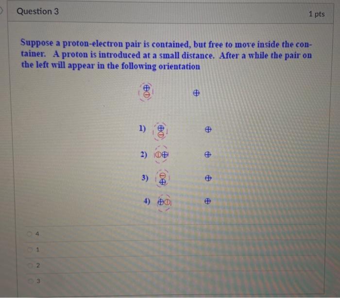 Solved Suppose A Proton And An Electron Are Isolated And