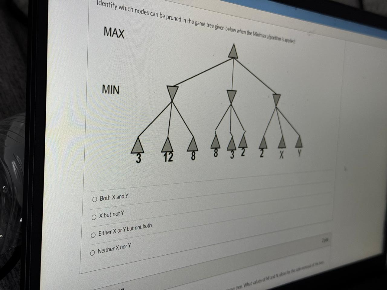 Solved Identify which nodes can be pruned in the game tree | Chegg.com