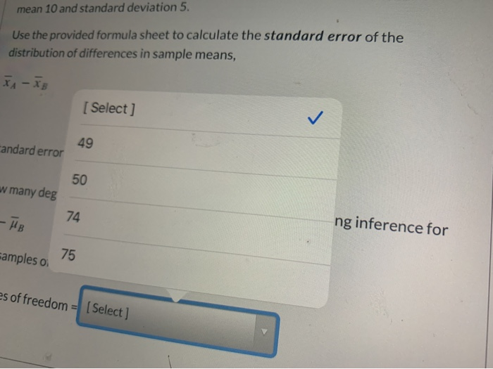 Solved 4 pts Question 20 Consider taking random samples of | Chegg.com