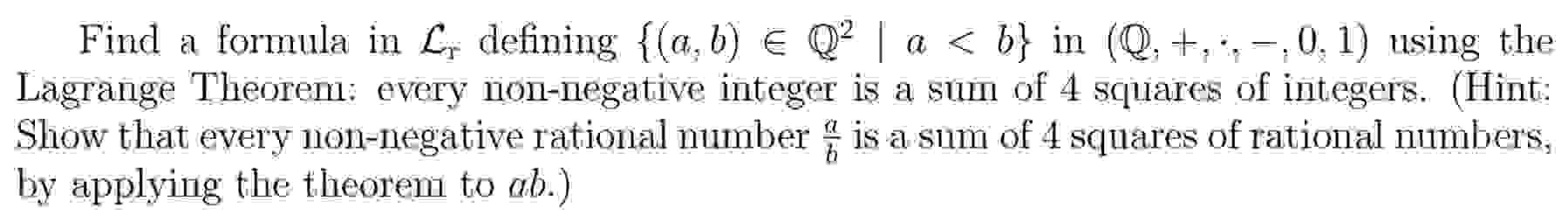 Solved It's a mathematical logics question based on a book | Chegg.com