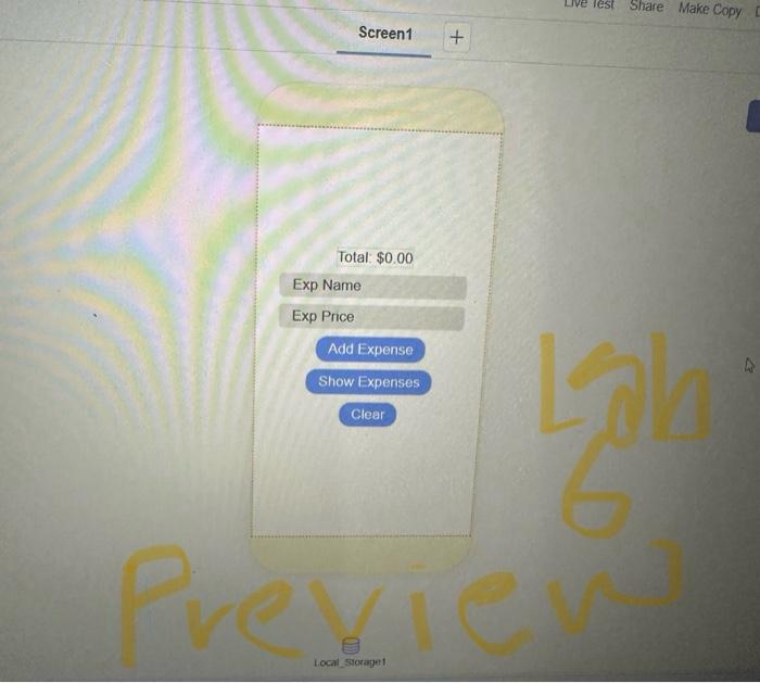 Solved Refactor the expense tracker application we built in | Chegg.com