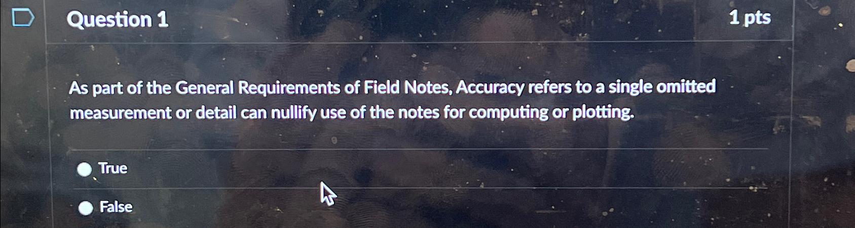 Solved Question 11 ﻿ptsAs part of the General Requirements | Chegg.com