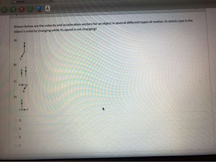 Solved shown below are the velocity and acceleration vectors | Chegg.com