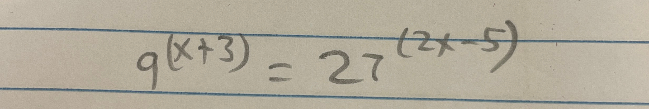 Solved 9(x+3)=27(2x-5) | Chegg.com