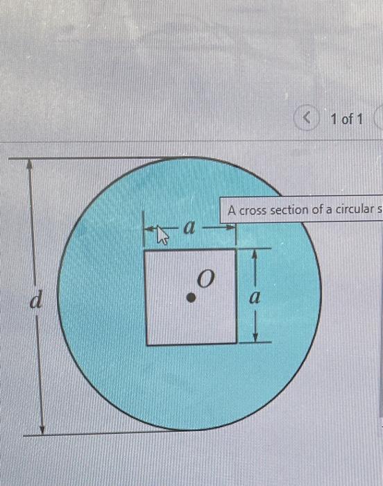Solved Consider the shaft's cross-section in (Figure 1).
