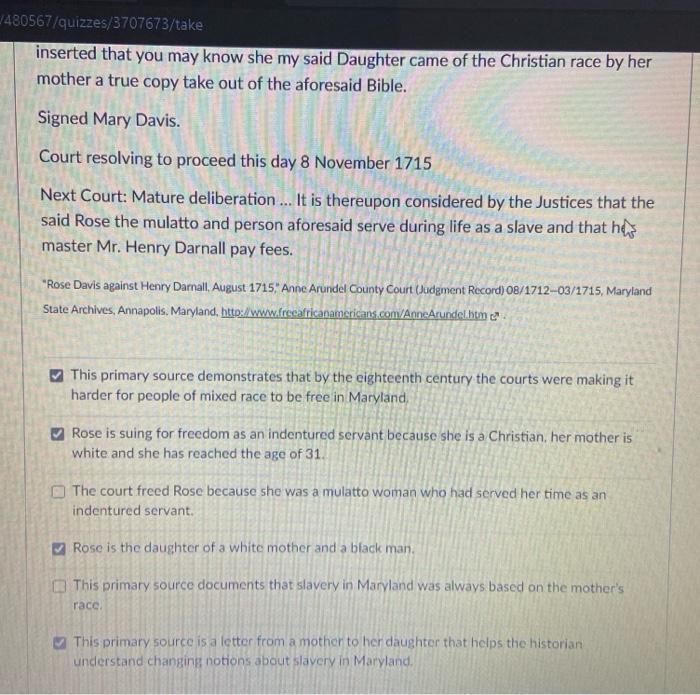 Read the following excerpt and then choose the | Chegg.com