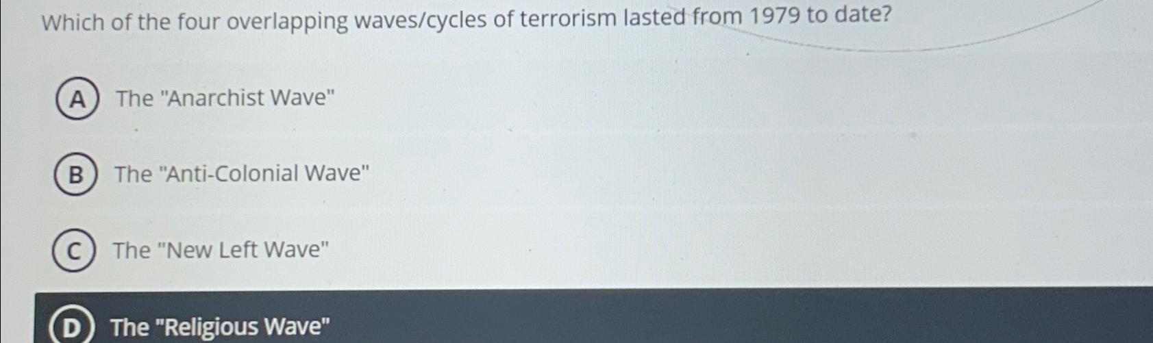 Solved Which of the four overlapping waves/cycles of | Chegg.com
