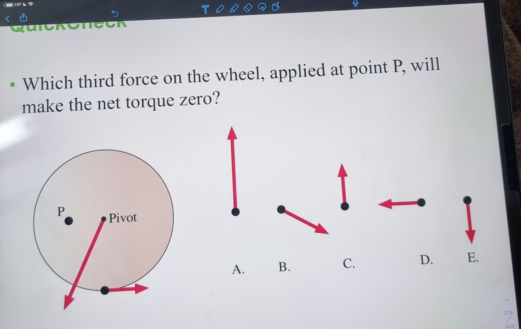 Solved Are ততততততা। Which third force on the wheel, applied | Chegg.com