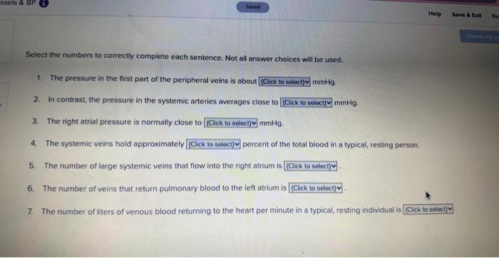Solved Select the numbers to correctly complete each | Chegg.com