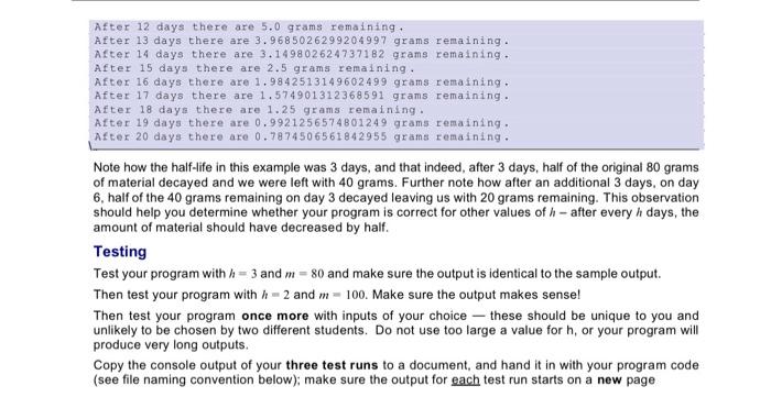 Solved Purpose: To practice using loops to repeat actions | Chegg.com