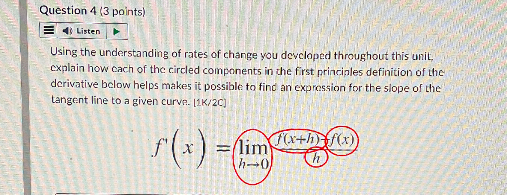 Solved Question 4 (3 ﻿points)Using the understanding of | Chegg.com