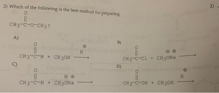 Solved 2) Which of the following is the best method for | Chegg.com