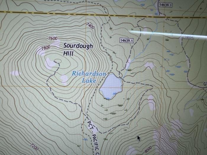 Solved Use the Homewood CA US Topo map to find elevation and | Chegg.com