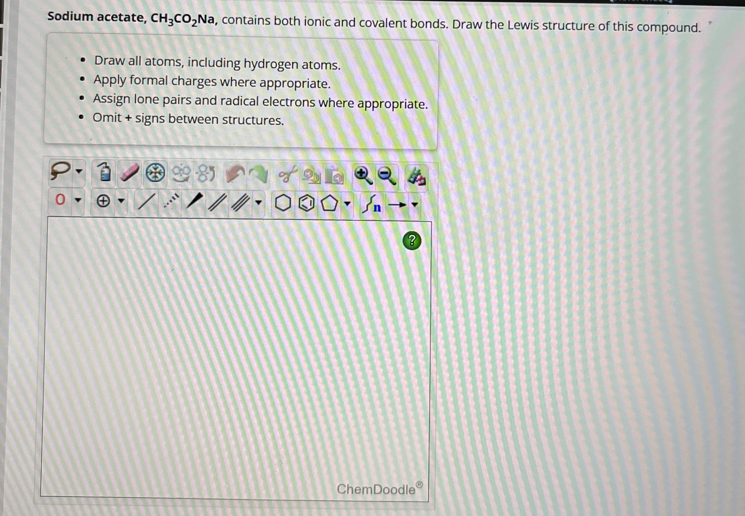 Solved Sodium acetate, CH3CO2Na, ﻿contains both ionic and | Chegg.com
