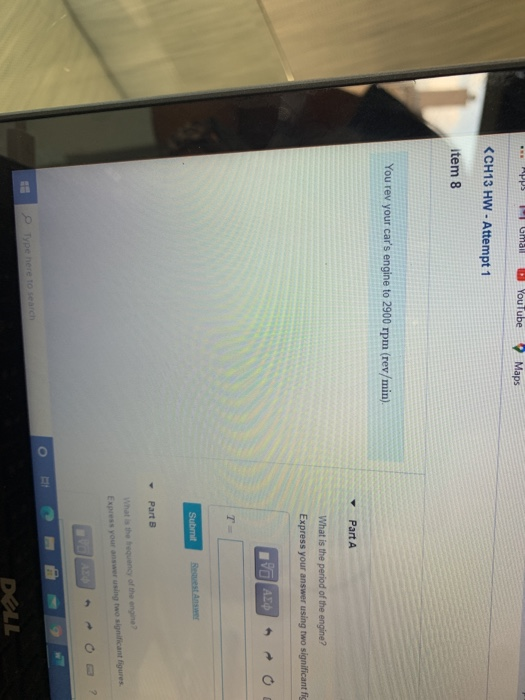 Solved APPS Gmail YouTube Maps | Chegg.com