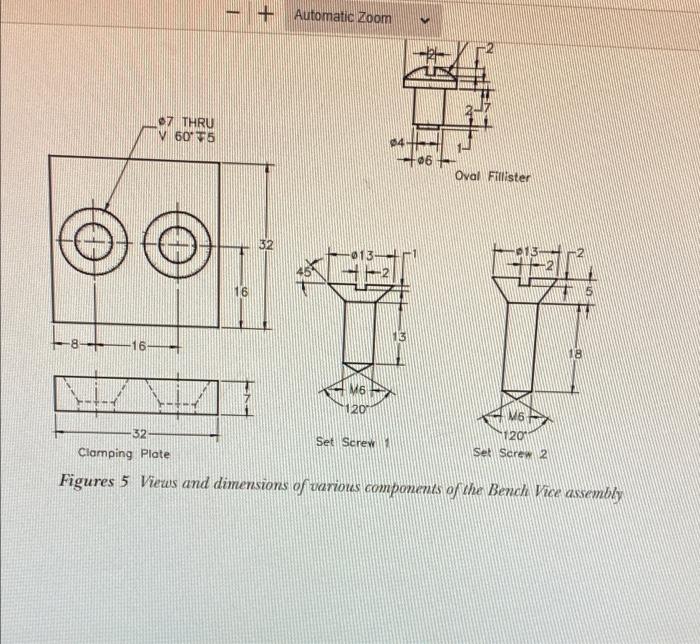 Solved 1 + Automatic Zoom 67 THRU V 6075 04 46 Oval | Chegg.com