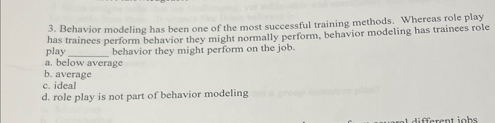 Solved Behavior modeling has been one of the most successful | Chegg.com