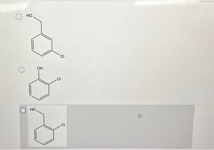 Solved Which of the following molecules is | Chegg.com