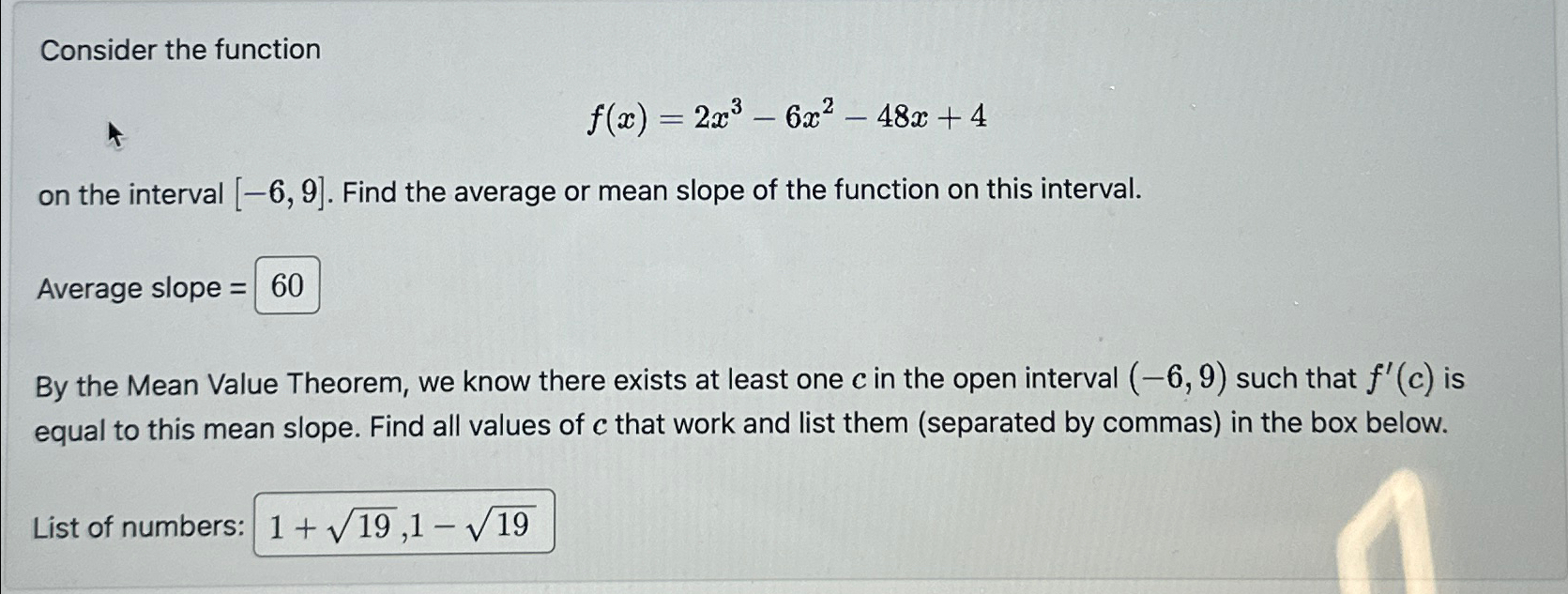 Solved Consider the functionf(x)=2x3-6x2-48x+4on the | Chegg.com