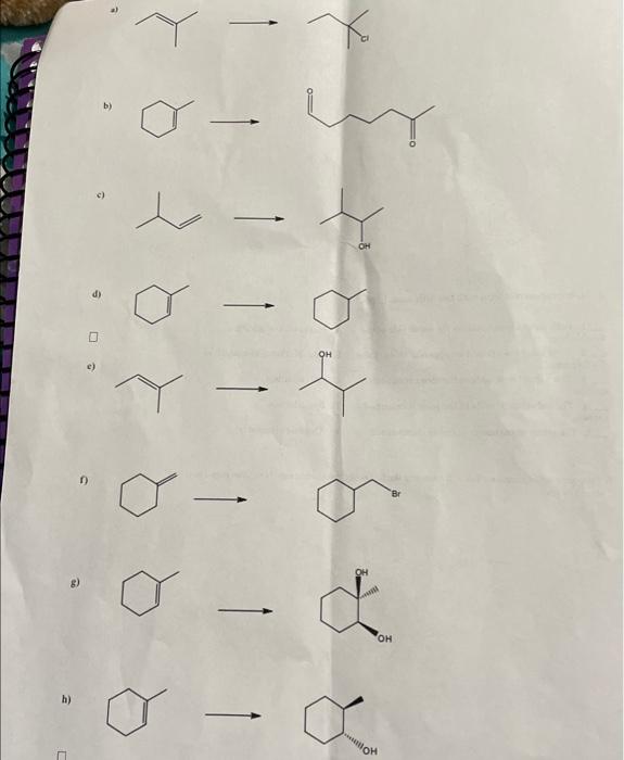 Solved 3. Select the best reagent to carry out the following | Chegg.com Solved 3. Select the best reagent to carry out the following | Chegg.com