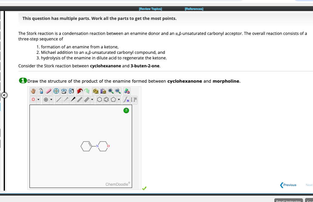 Solved Draw the structure of the micheal addition product | Chegg.com