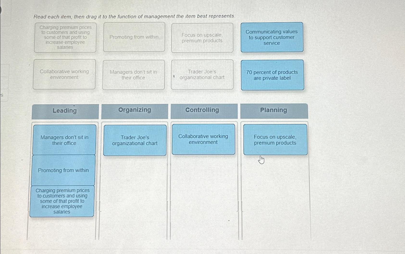 Solved Read each item, then drag it to the function of | Chegg.com