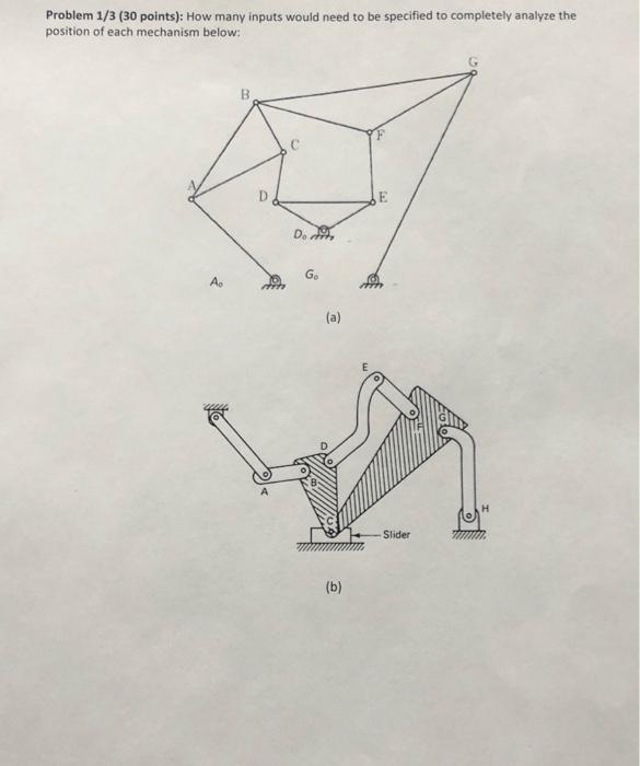 Solved Problem 1/3 ( 30 points): How many inputs would need | Chegg.com