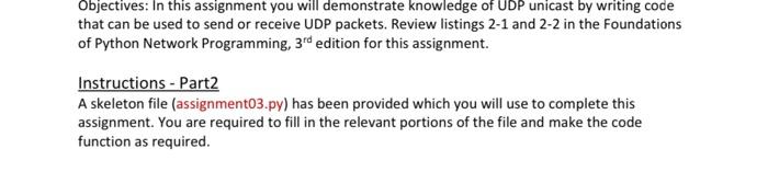 Solved Objectives: In this assignment you will demonstrate | Chegg.com