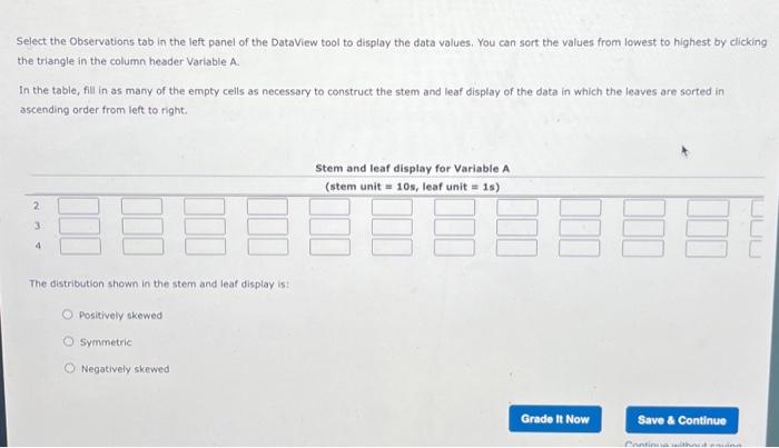 Solved The following data on a quantitative variable named | Chegg.com