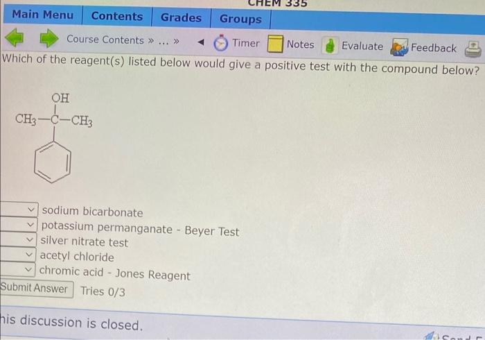 Solved 335 Main Menu Contents Grades Groups Course Contents | Chegg.com