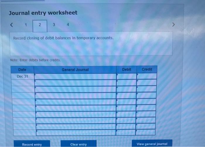 Solved The following list includes temporary accounts with | Chegg.com