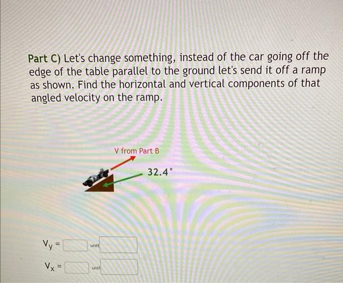 Solved Part A) The wind-up toy car as shown below is placed | Chegg.com