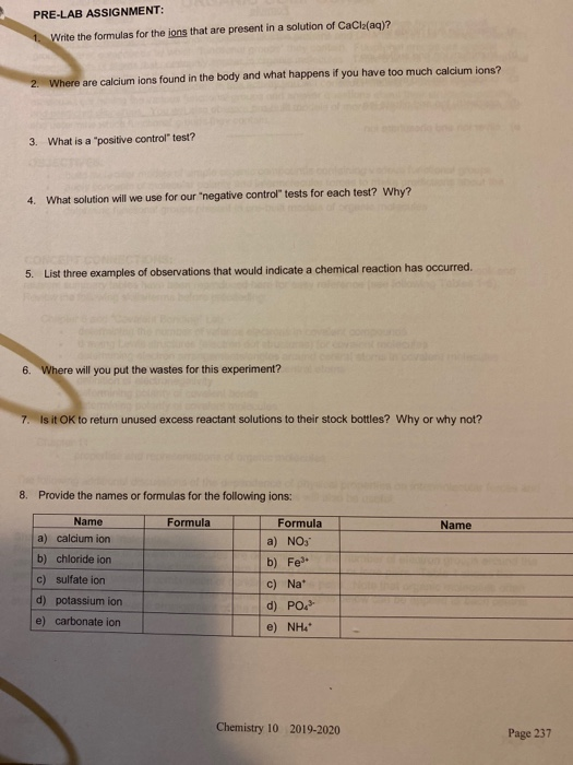Solved PRE-LAB ASSIGNMENT: 1. Write the formulas for the | Chegg.com