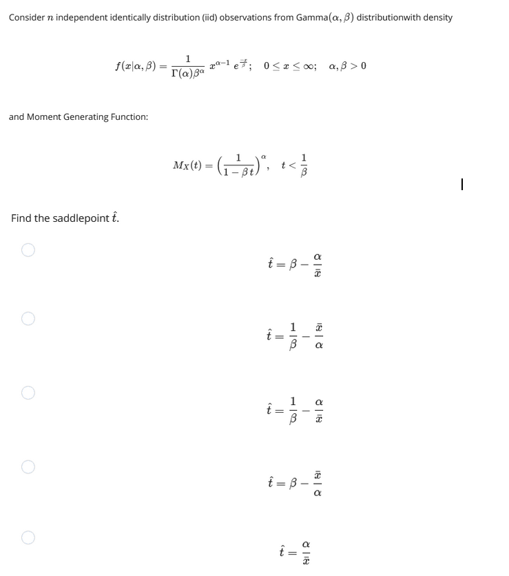 Solved Consider n independent identically distribution (id) | Chegg.com Solved Consider n independent identically distribution (id) | Chegg.com