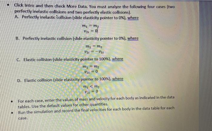 Solved Purpose to verify the laws of conservation of | Chegg.com