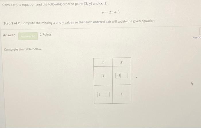 Solved Consider the equation and the following ordered | Chegg.com