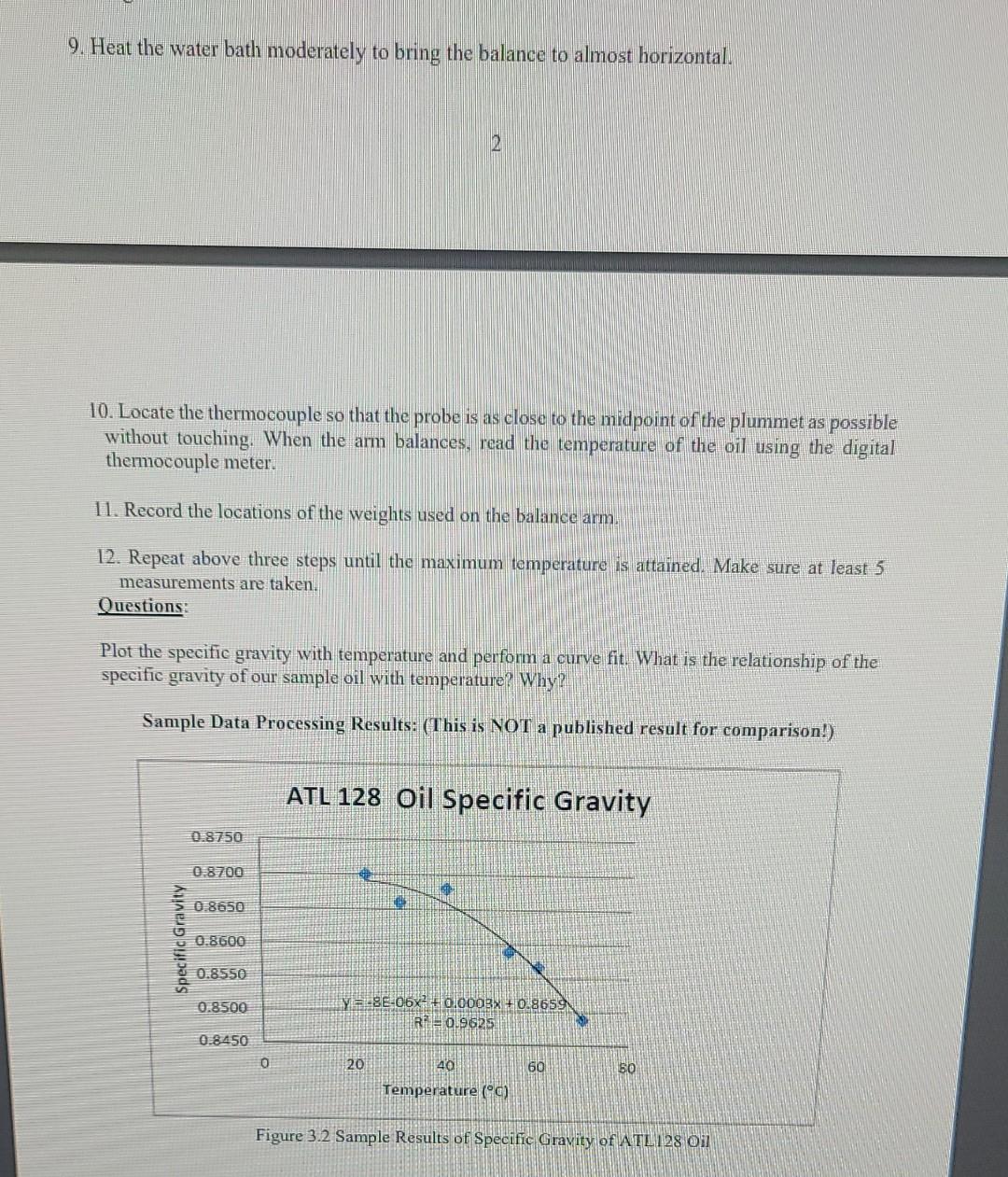 Solved Lab 3 Specific Gravity Measurements with | Chegg.com