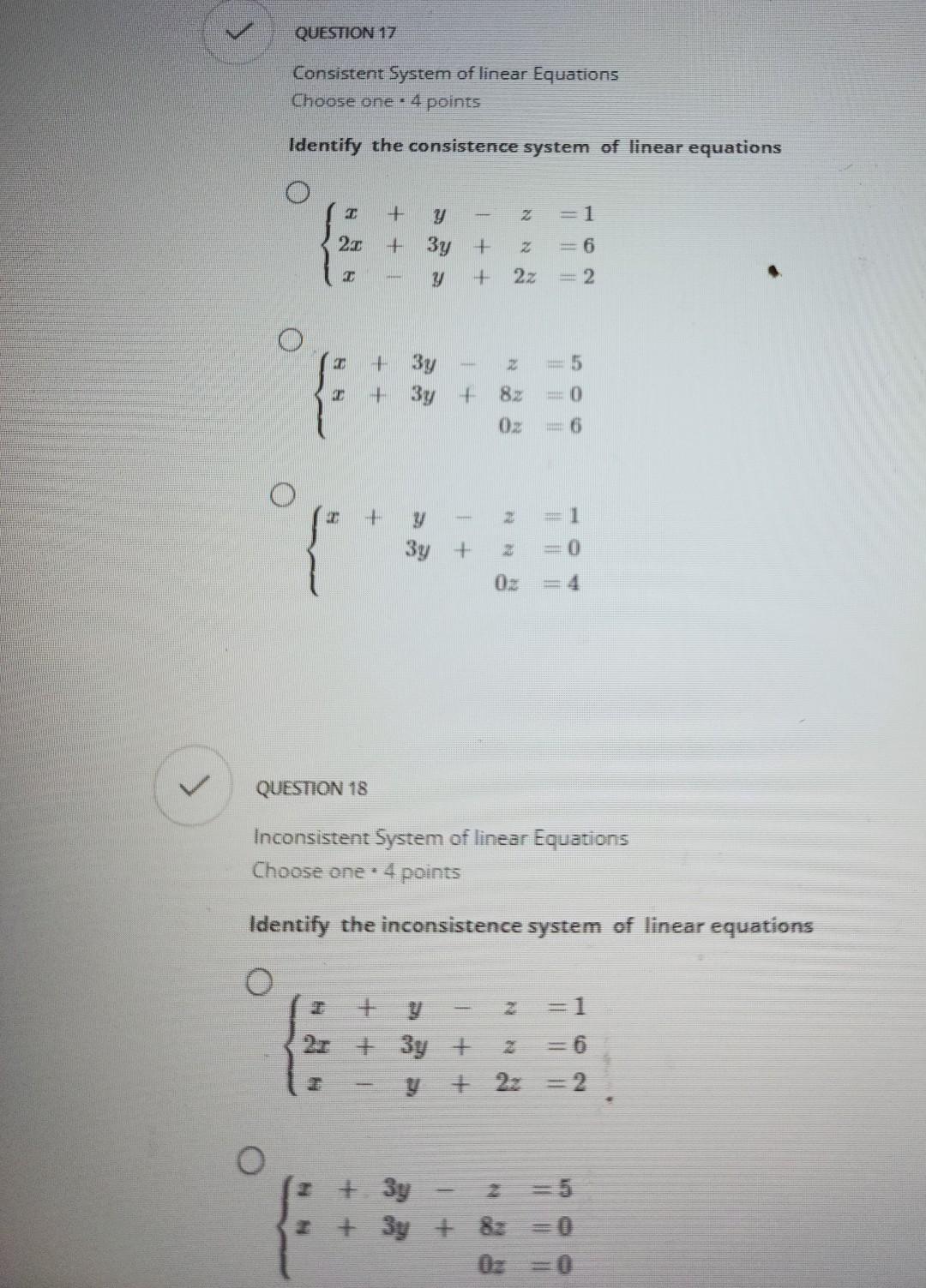 Solved QUESTION 24.1 Inner Product of Vectors Choose one 4 | Chegg.com