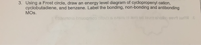 Solved 3. Using a Frost circle, draw an energy level diagram | Chegg.com