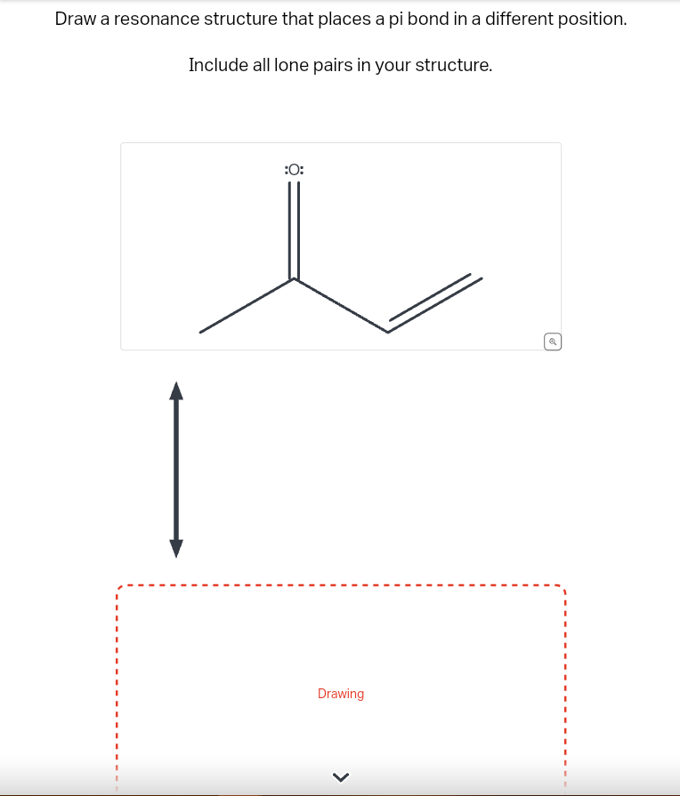 Solved Draw a resonance structure that places a pi bond in a | Chegg.com