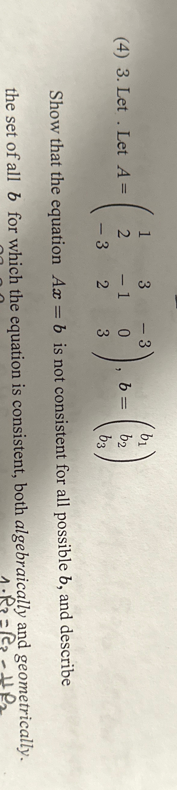 Solved (4) 3. Let . Let | Chegg.com